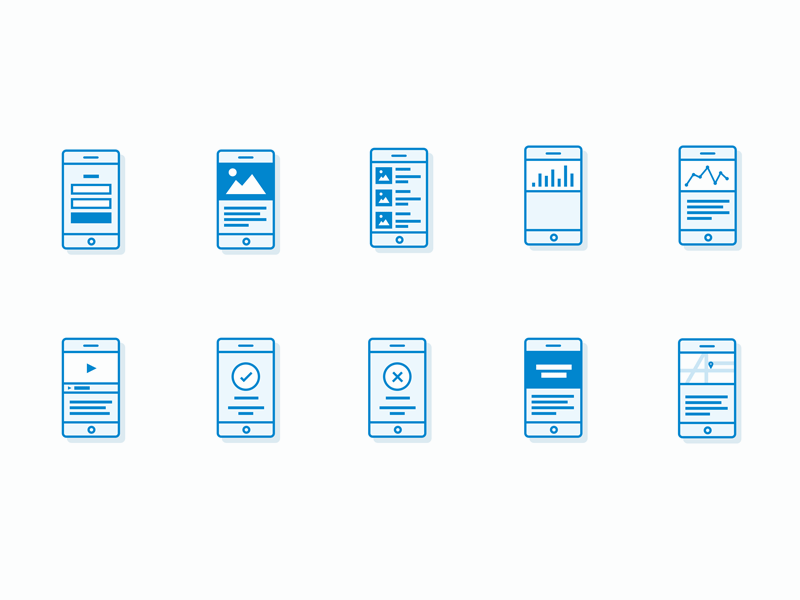 Mobile App Flowchart Icons - Misc - Download Sketch Resource Mobile App Flowchart Icons - Misc - Download Sketch Resource