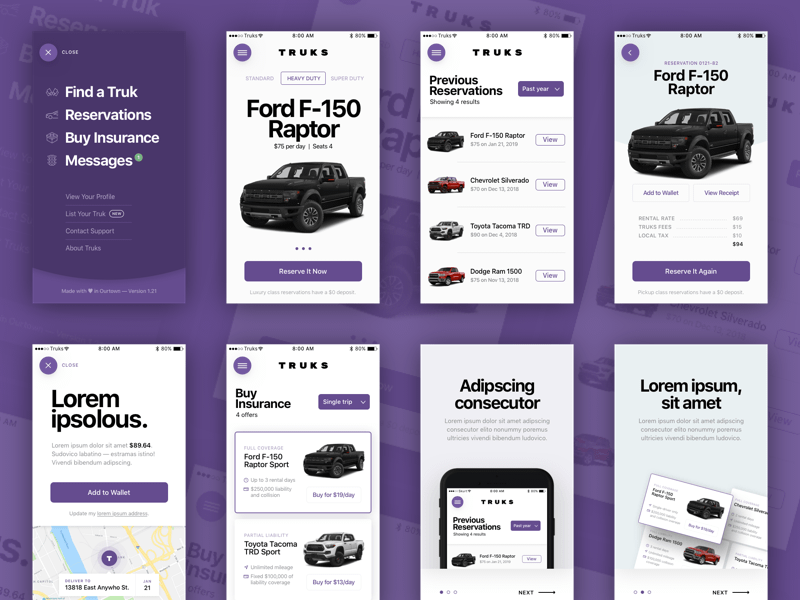 Truks UI Kit Sketch Resource - Sketch UI Kits - Download Sketch Resource Truks UI Kit Sketch Resource - Sketch UI Kits - Download Sketch Resource