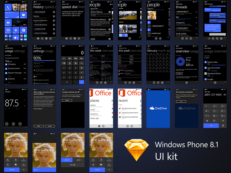 Windows Phone 8.1 Ui Kit - Sketch UI Kits - Download Sketch Resource Windows Phone 8.1 Ui Kit - Sketch UI Kits - Download Sketch Resource