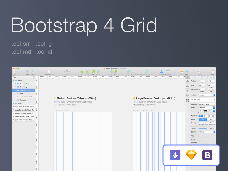 Bootstrap 4 Grid für Sketch - Website-Vorlagen - Sketch-Ressource ... Bootstrap 4 Grid für Sketch - Website-Vorlagen - Sketch-Ressource ...